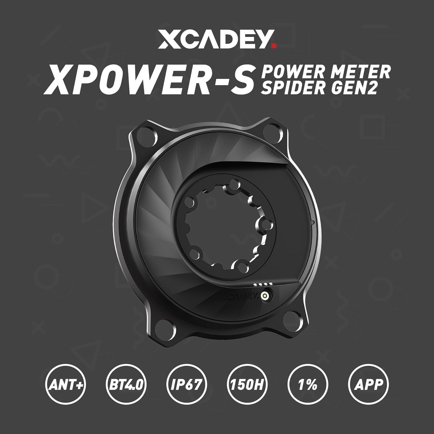 XCADEY XPOWER-S Gen2 Spider Dual sided power meter– Winspace NZ