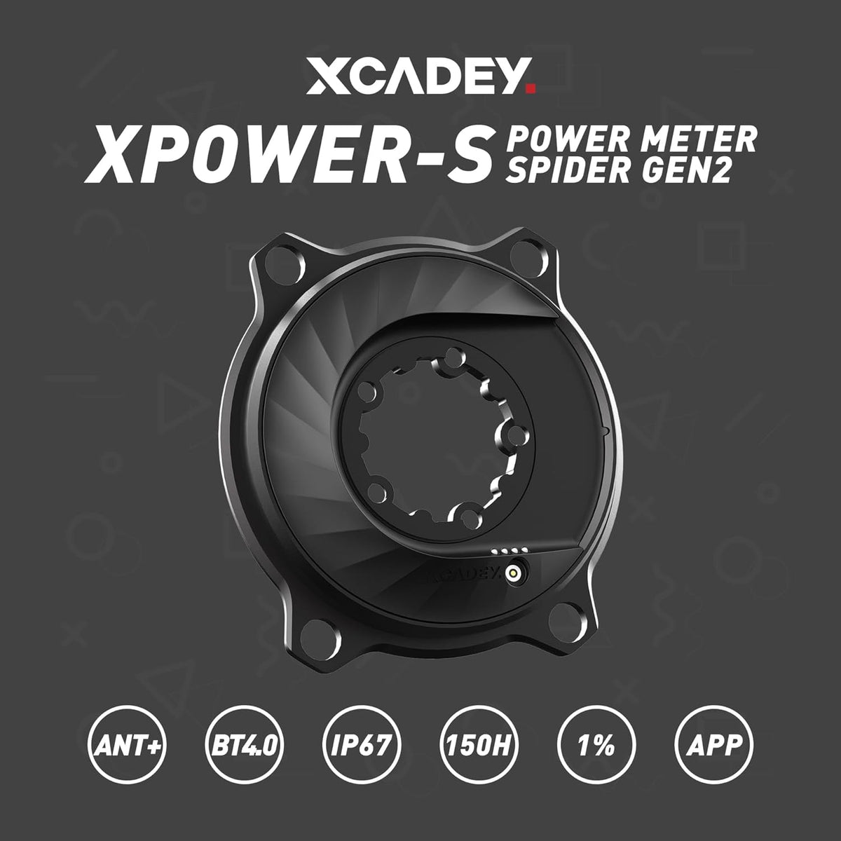 XCADEY XPOWER-S Gen2 Spider Dual sided power meter– Winspace NZ