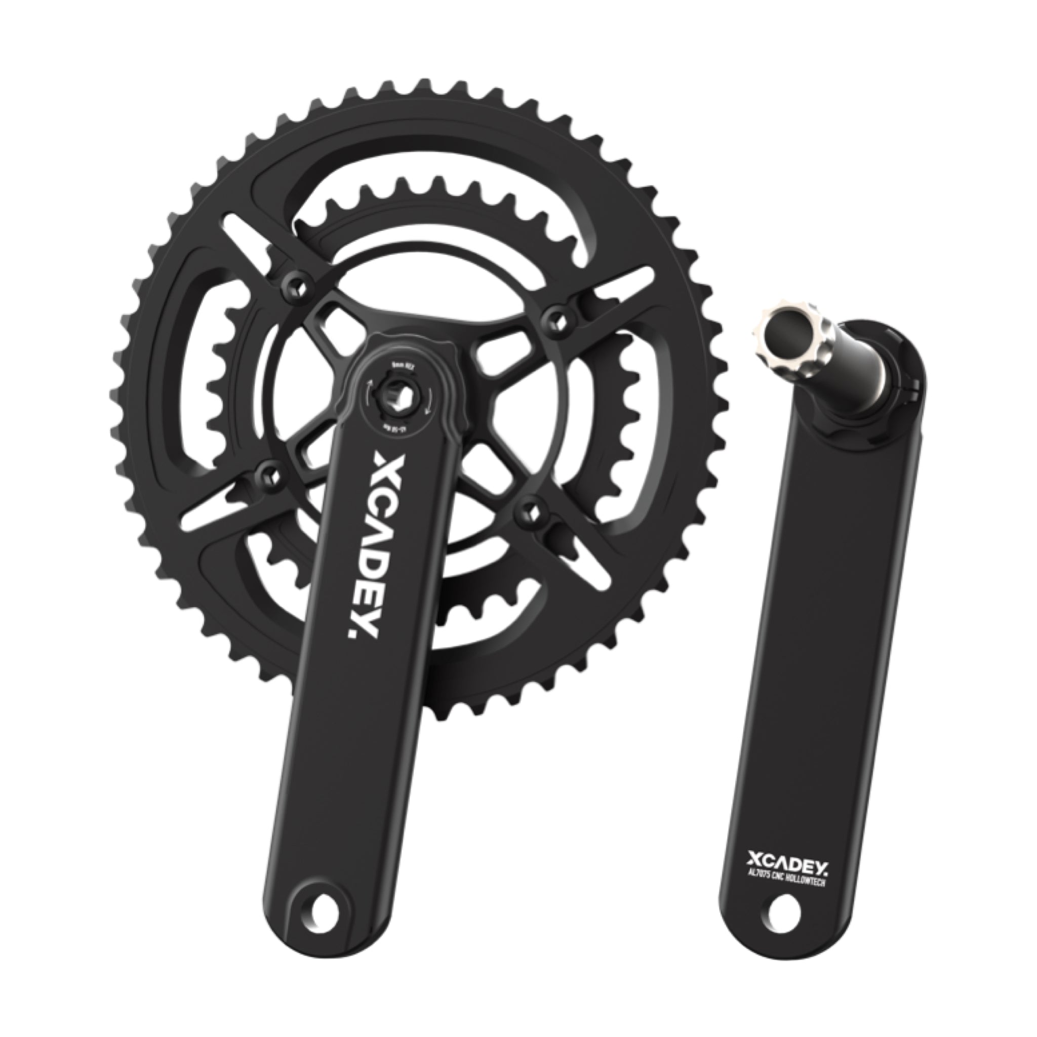 XCADEY XPower Gen2 (Dual sided) 24mm Titanium Spindle Crankset ...