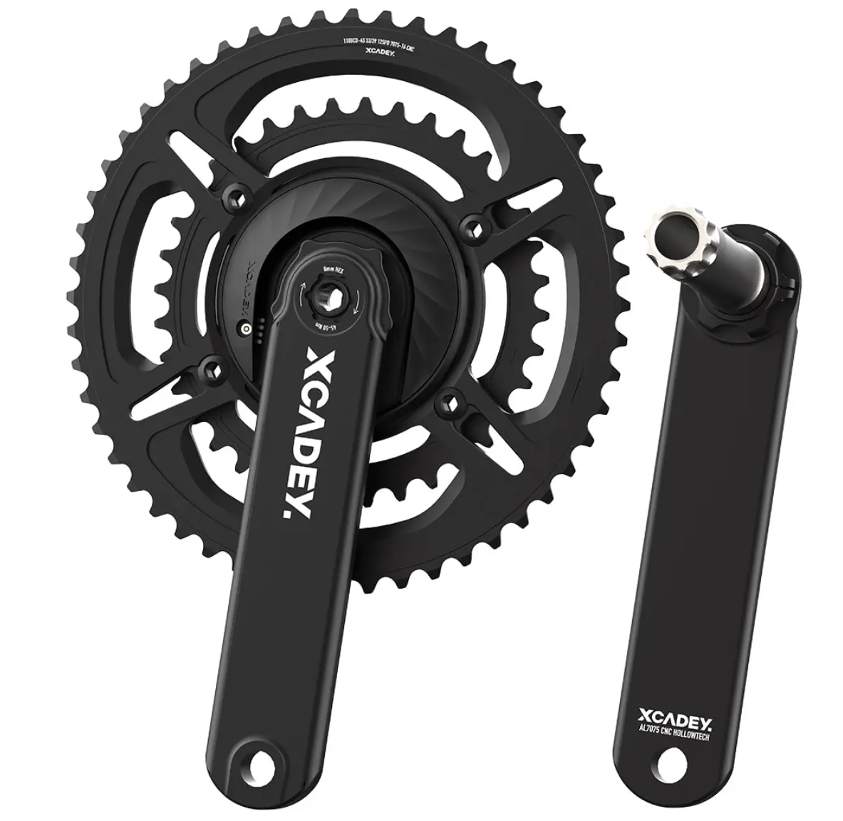 XCADEY XPower Gen2 (Dual sided) 24mm Titanium Spindle Crankset ...